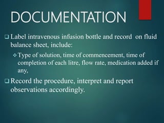 Iv infusion DR. Parshant | PPTX