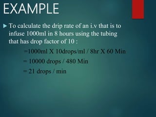 Iv infusion DR. Parshant | PPTX