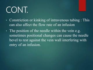 Iv infusion DR. Parshant | PPTX