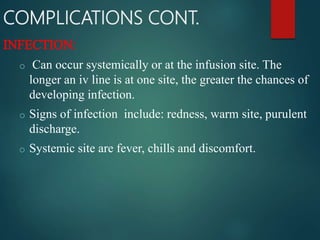 Iv infusion DR. Parshant | PPTX