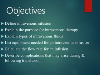 Iv infusion DR. Parshant | PPTX