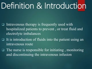 Iv infusion DR. Parshant | PPTX