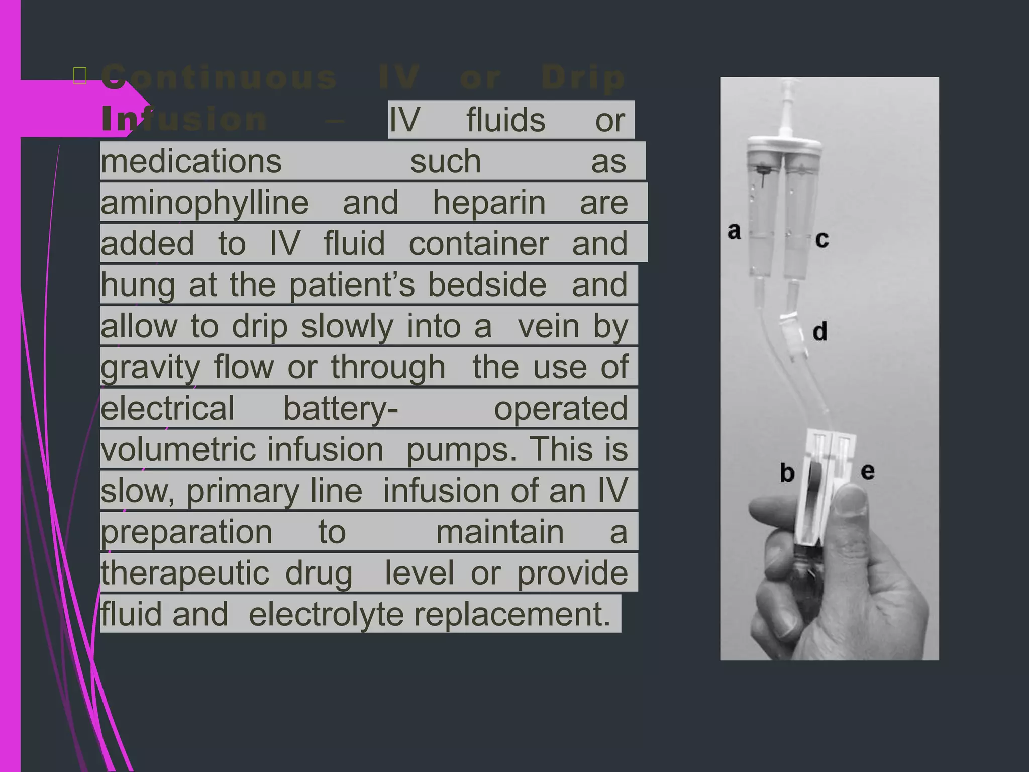 Iv infusion ppt | PPTX