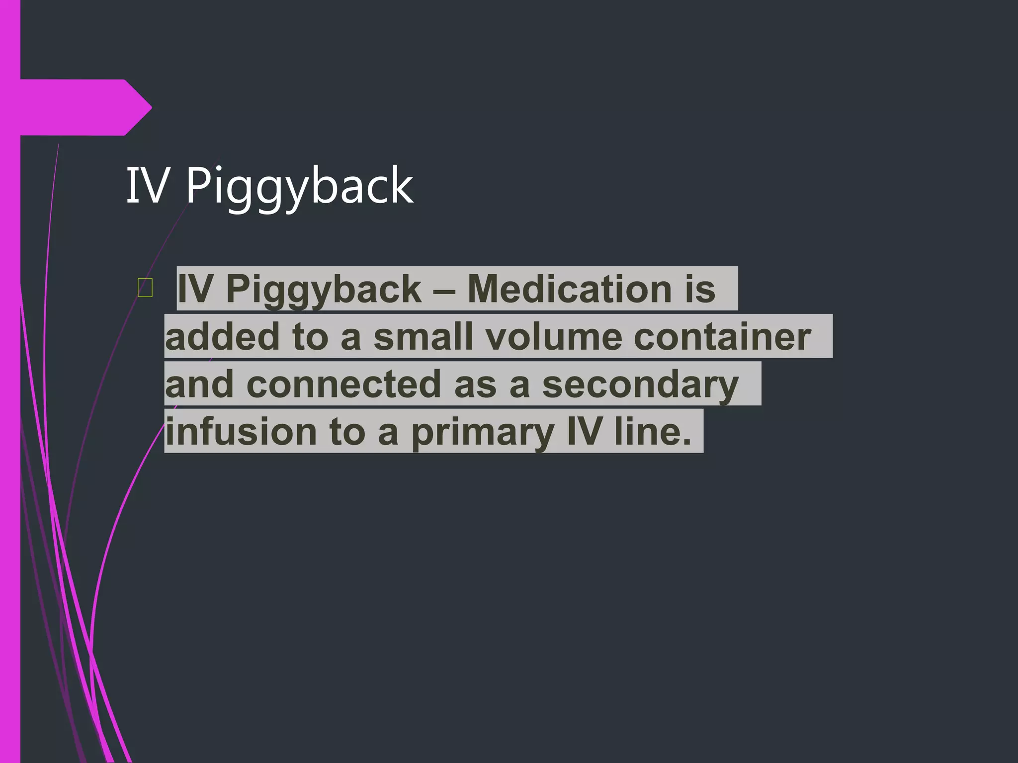 Iv infusion ppt | PPTX