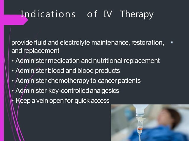 Iv infusion ppt | PPTX