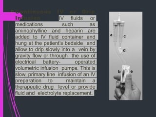 Iv infusion ppt | PPTX