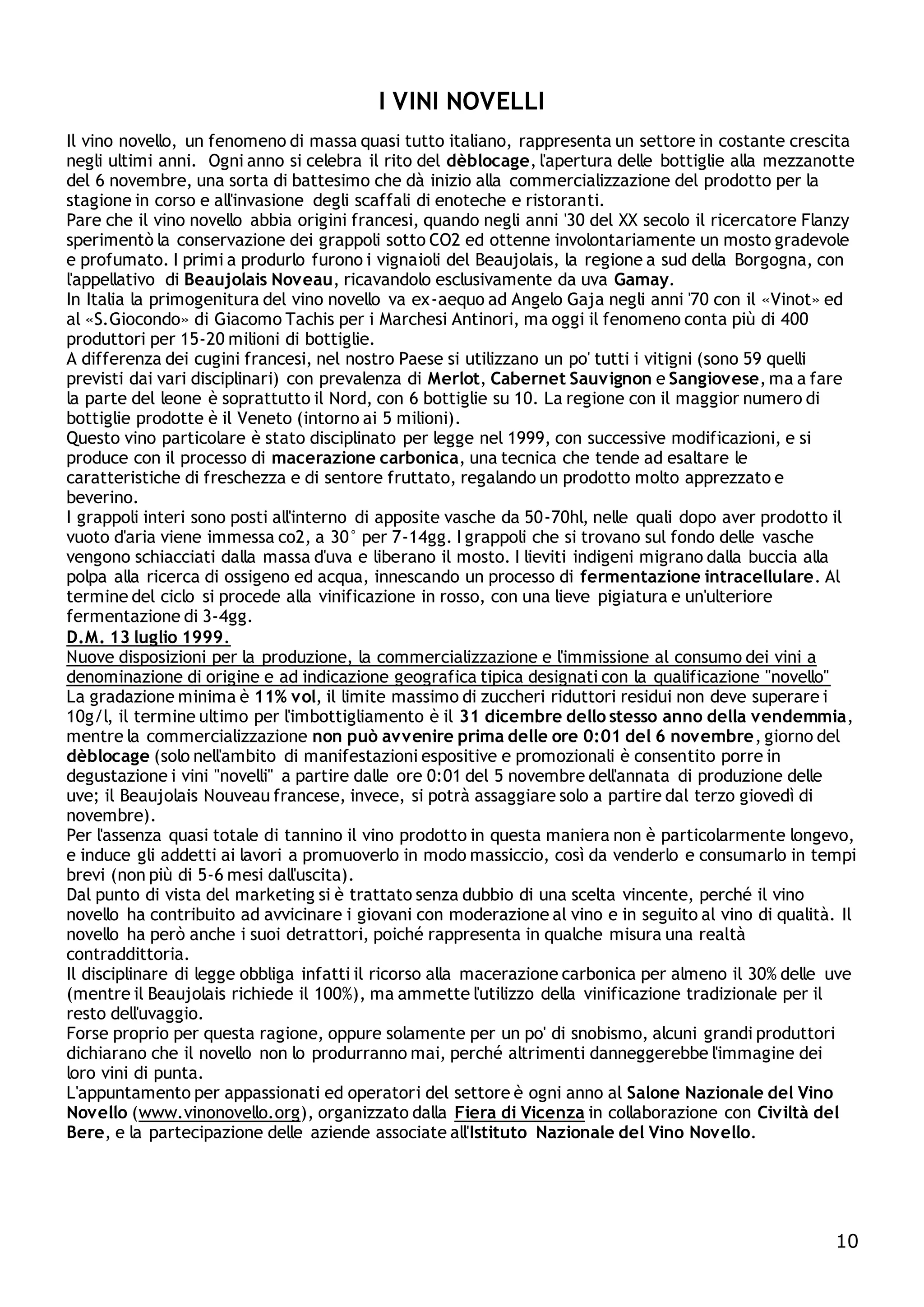 I vini speciali Sommelier AIS 1°livello | DOCX