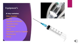 Iv injection | PPTX