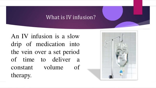Iv injection
