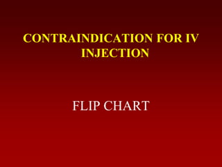 Iv injection- intravenous injection | PPTX