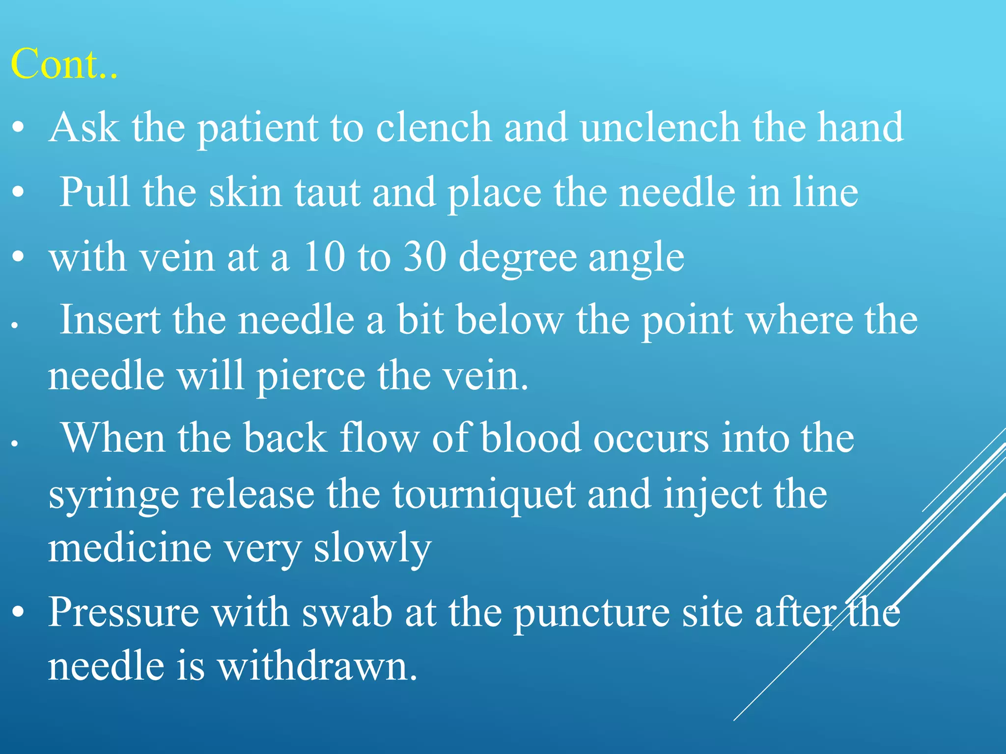 Intravenous Injection ppt | PPTX