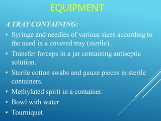 Intravenous Injection ppt | PPTX