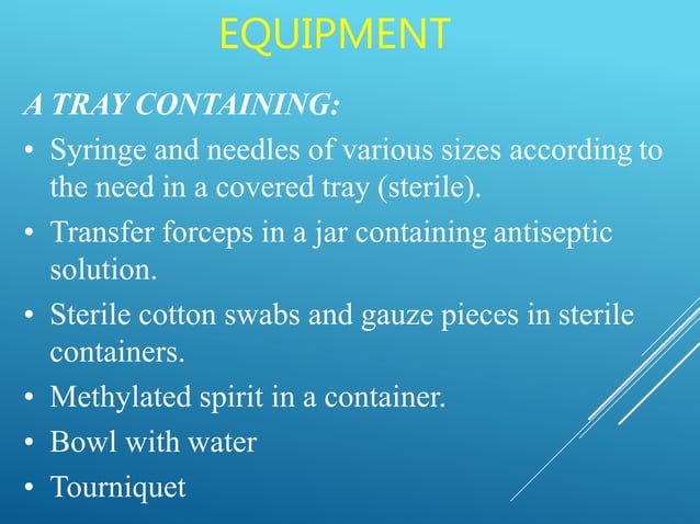 Intravenous Injection ppt | PPTX