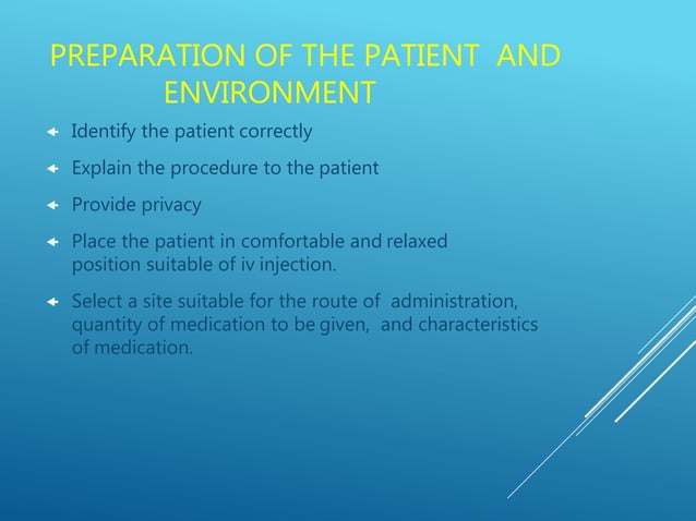 Intravenous Injection ppt | PPTX