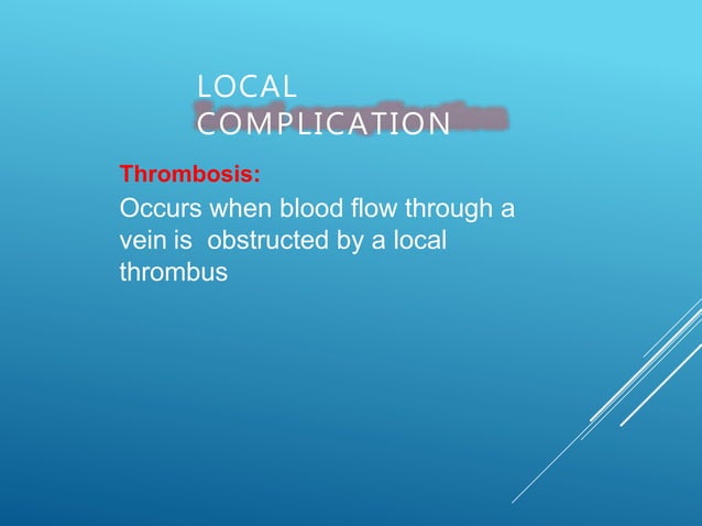 Intravenous Injection ppt | PPTX