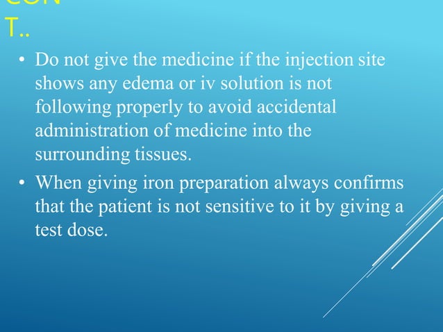Intravenous Injection ppt | PPTX