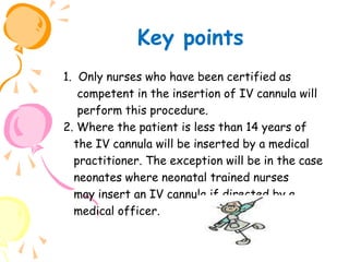 IV cannulation | PPT