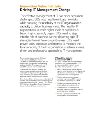 IT CMF Overview - Driving IT Management Change | PDF
