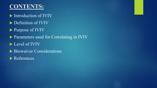 IVIV correlation.pptx