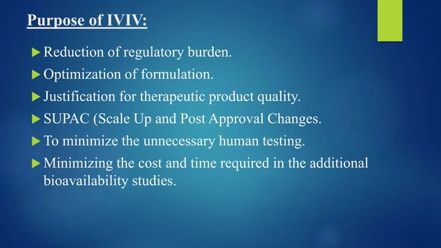 IVIV correlation.pptx | Endocrine and Metabolic Diseases | Diseases and ...