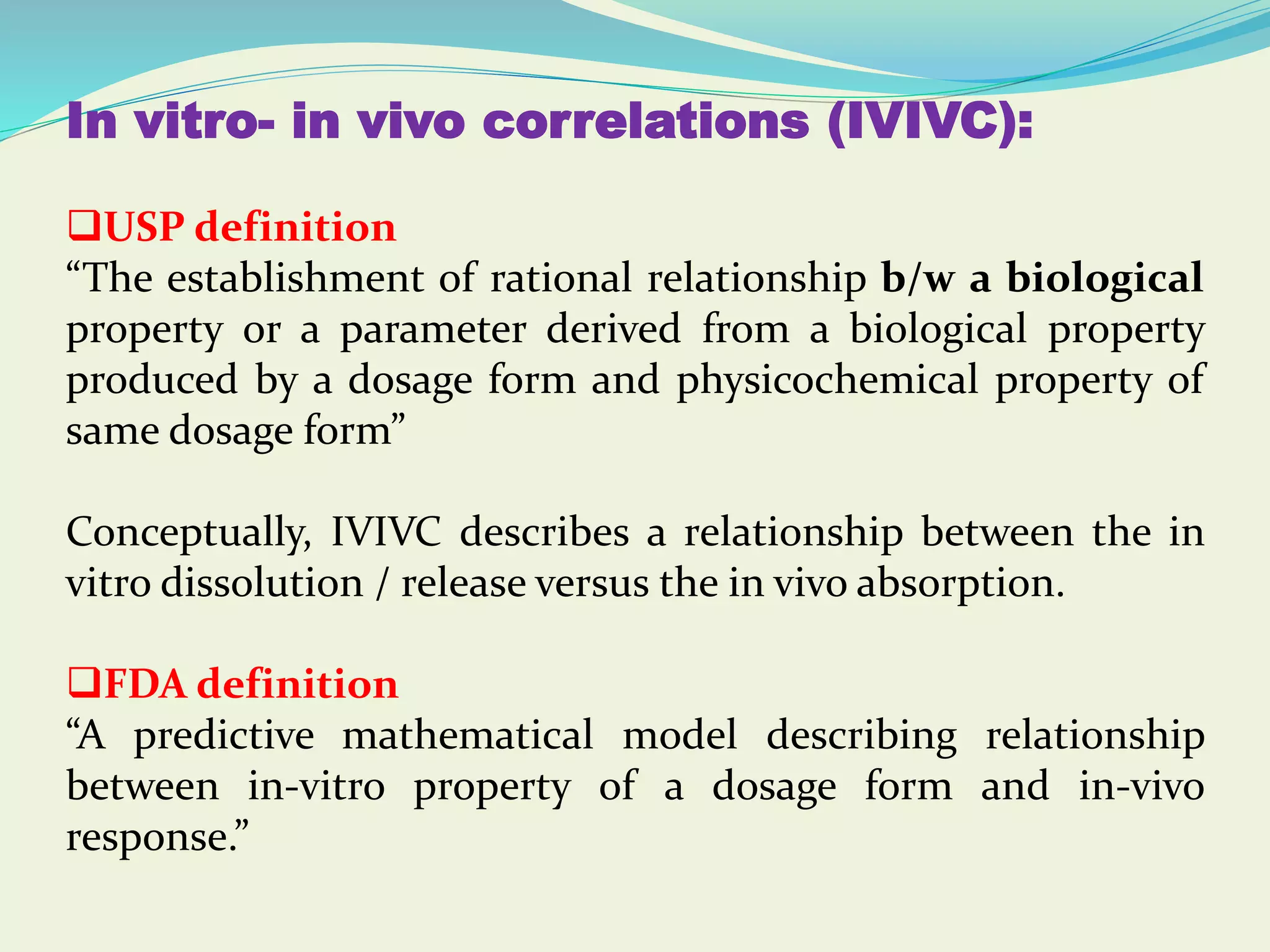 IVIVC | PPTX
