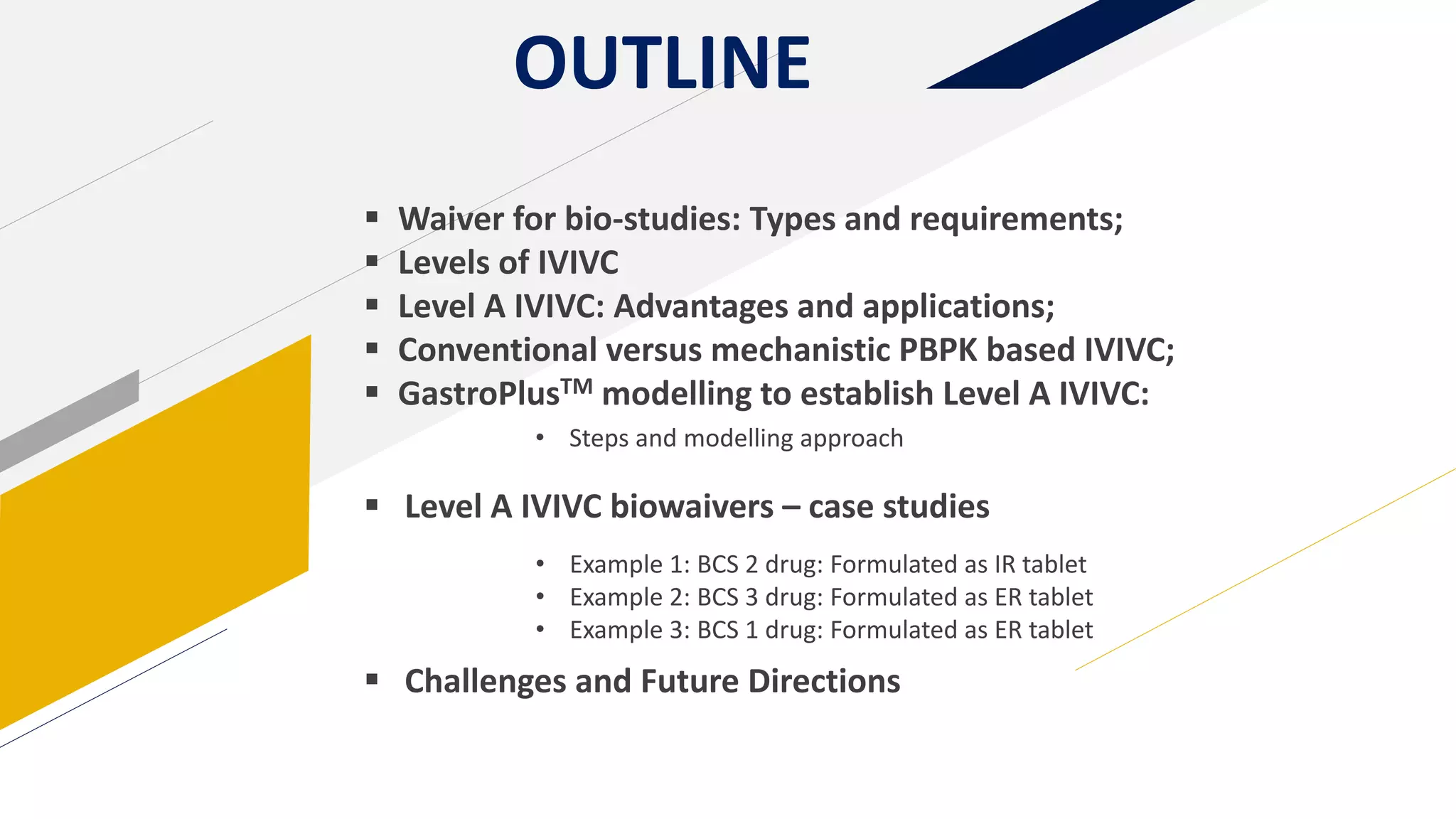 IVIVC: PBPK Simulation and Biowaiver Study Using IVIVC | PPTX