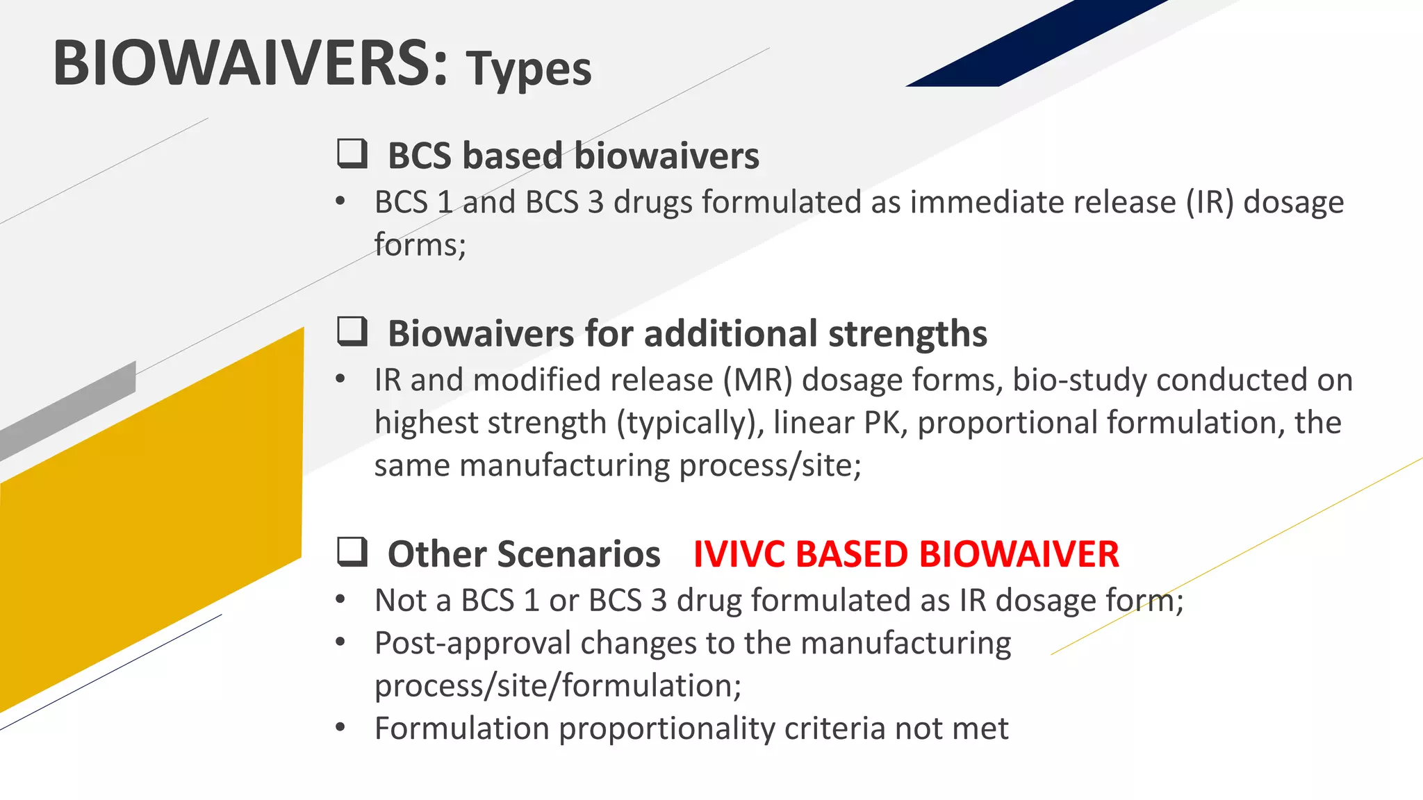IVIVC: PBPK Simulation and Biowaiver Study Using IVIVC | PPTX