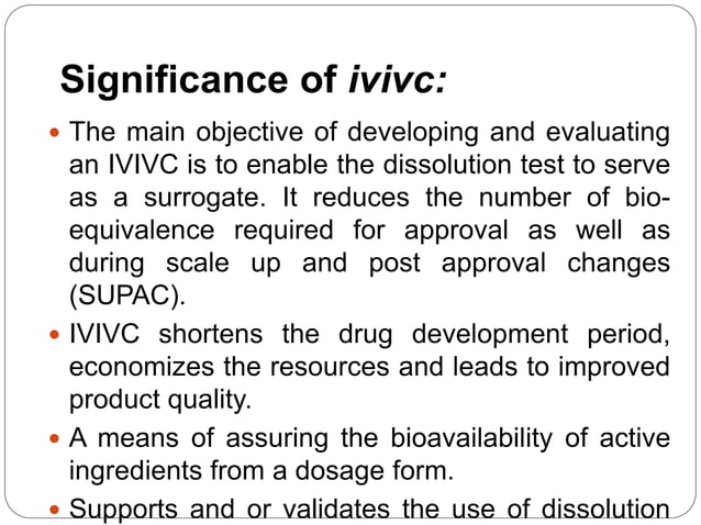 Iviv corelation | PPTX | Pharmaceutical Drugs | Medical Health