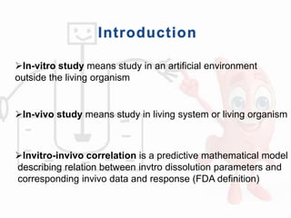 Invitro invivo correlation | PPTX