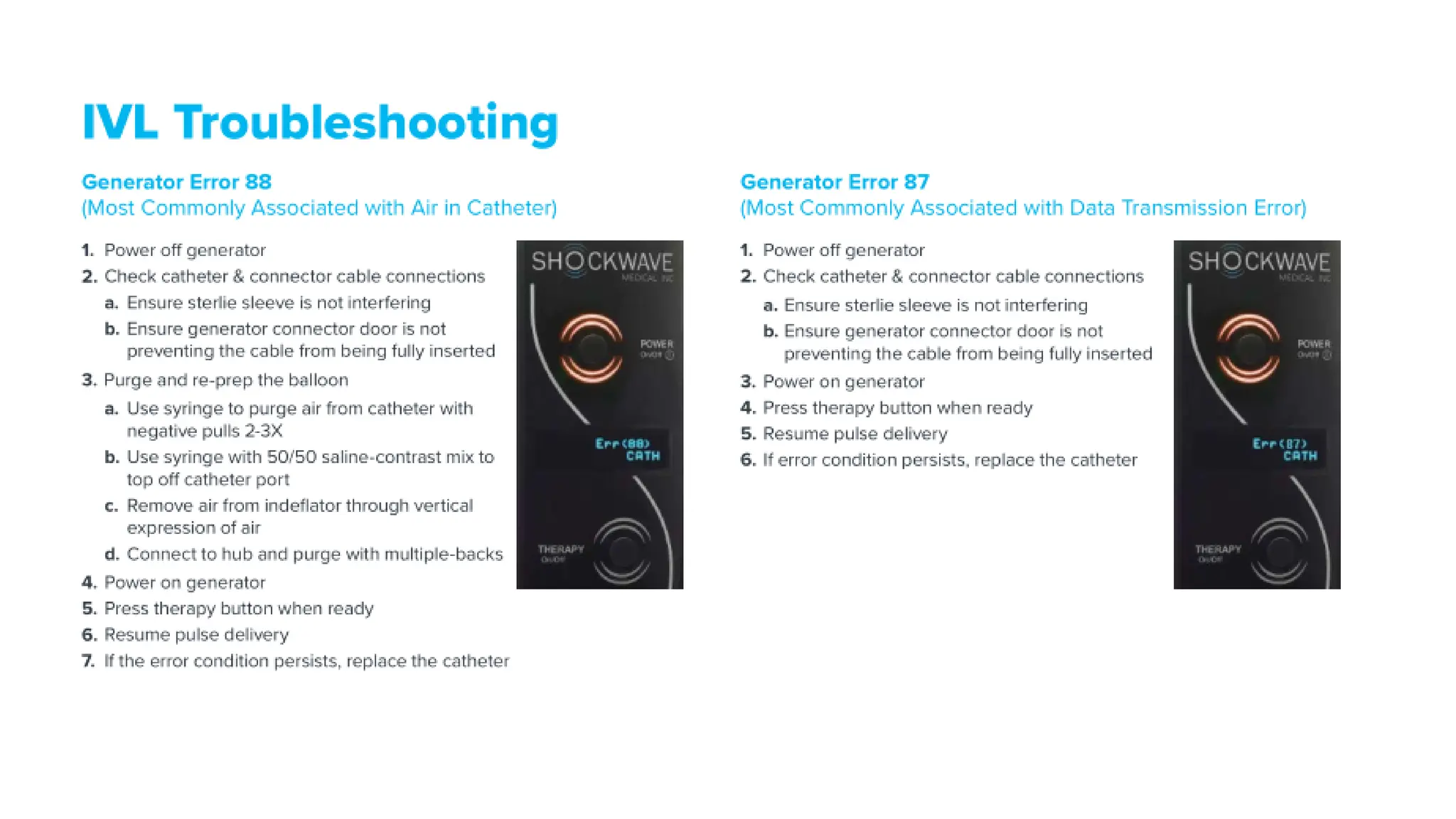 Coronary shock wave lithotripsy balloon (IVL) | PDF