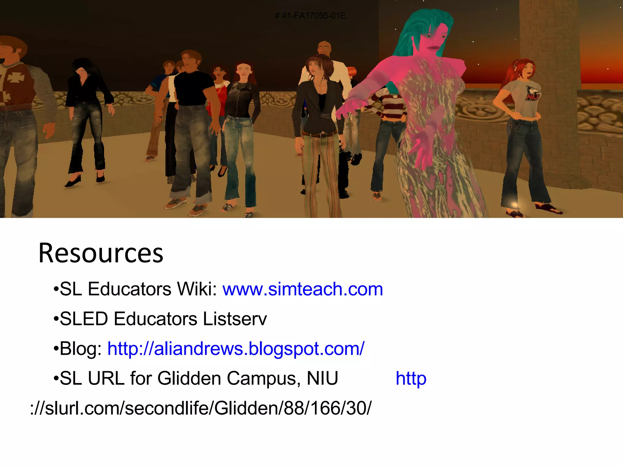 Second Life in Education | PPT