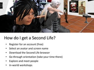 Second Life in Education | PPT