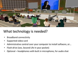 Second Life in Education | PPT