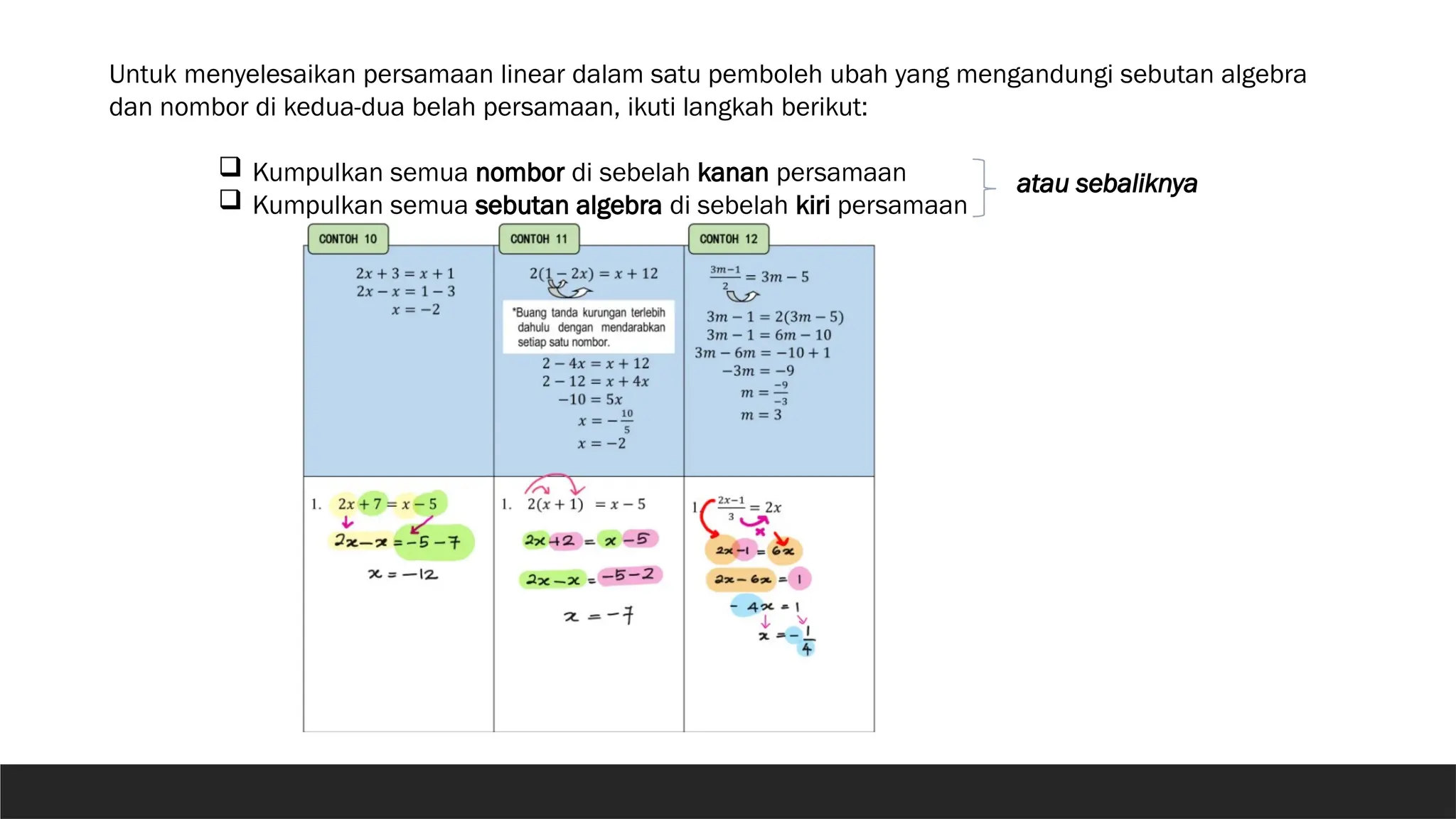 Matematik Tingkatan 1 Persamaan linear_Lembah Ilmu.pptx