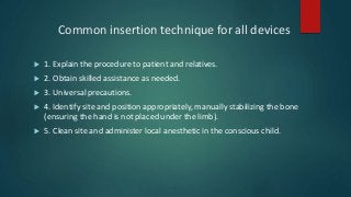 Iv line insertion in children | PPTX