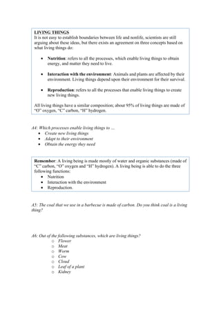 Iv living things, | PDF