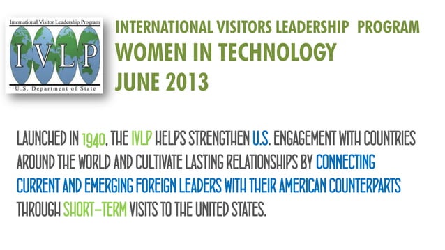 IVLP Women in Technology | PPT
