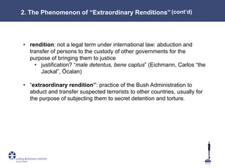 Collusion with CIA rendition and the search for accountability | PPTX