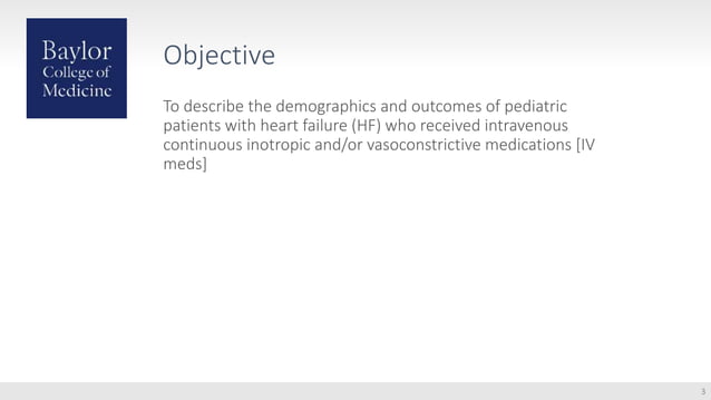 Use of inotropic and vasoconstrictor medications in the pediatric heart ...
