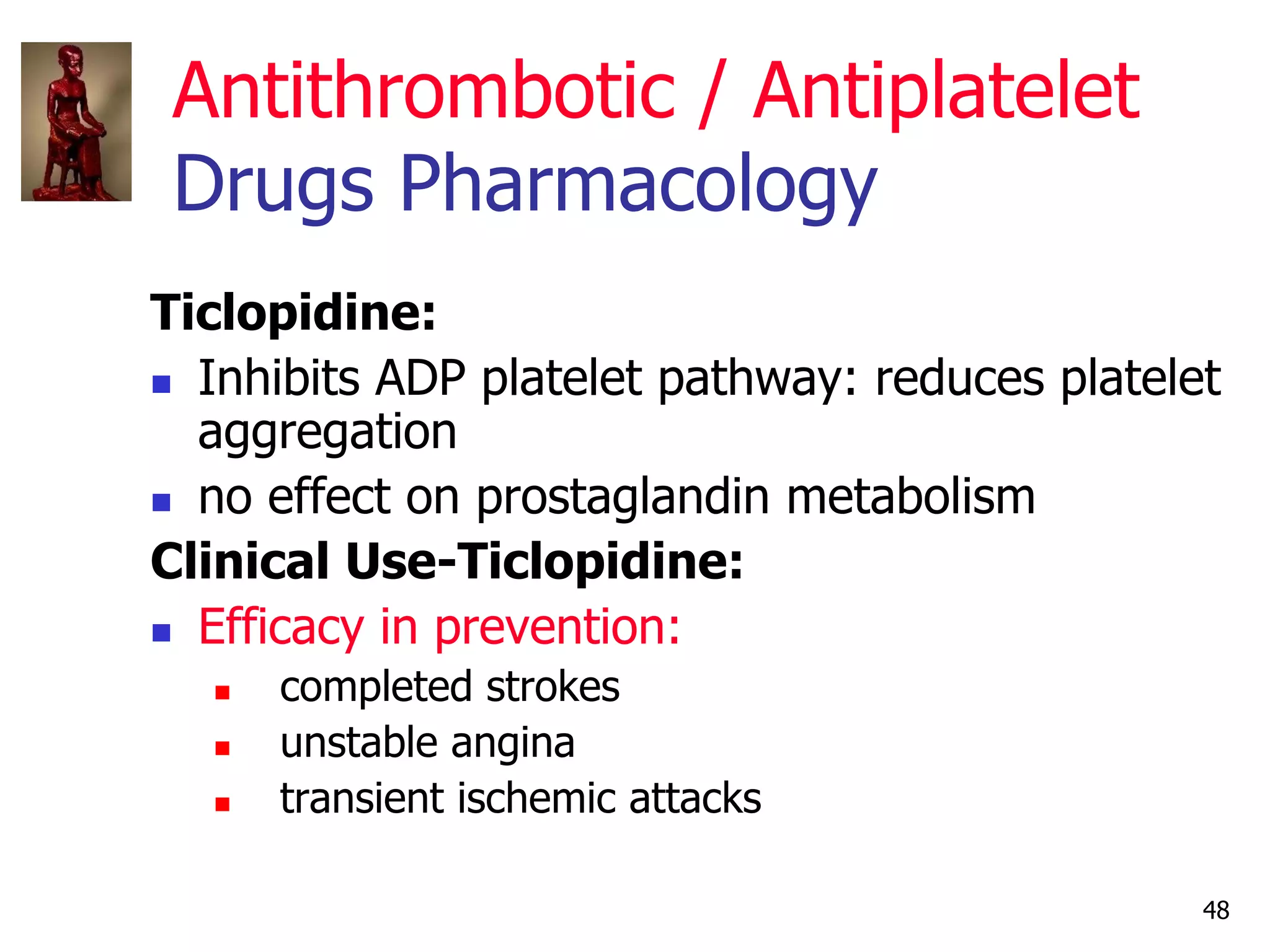 Pharmacology- Drugs Affecting the Blood | PDF