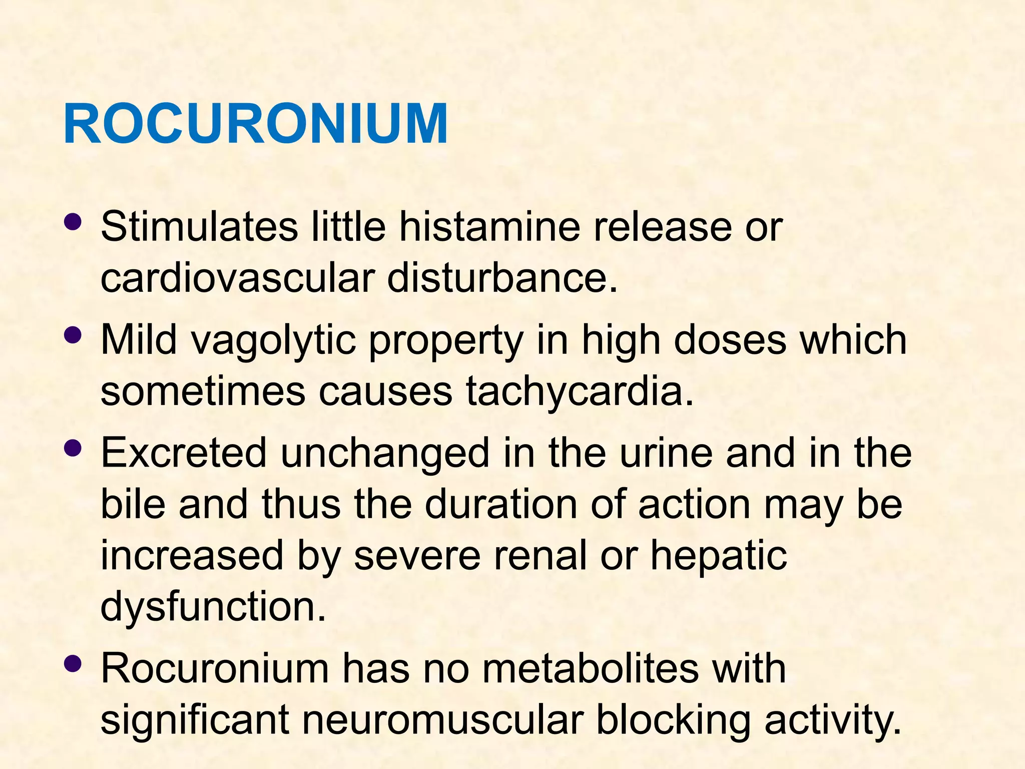 Iv muscle relaxants | PPT