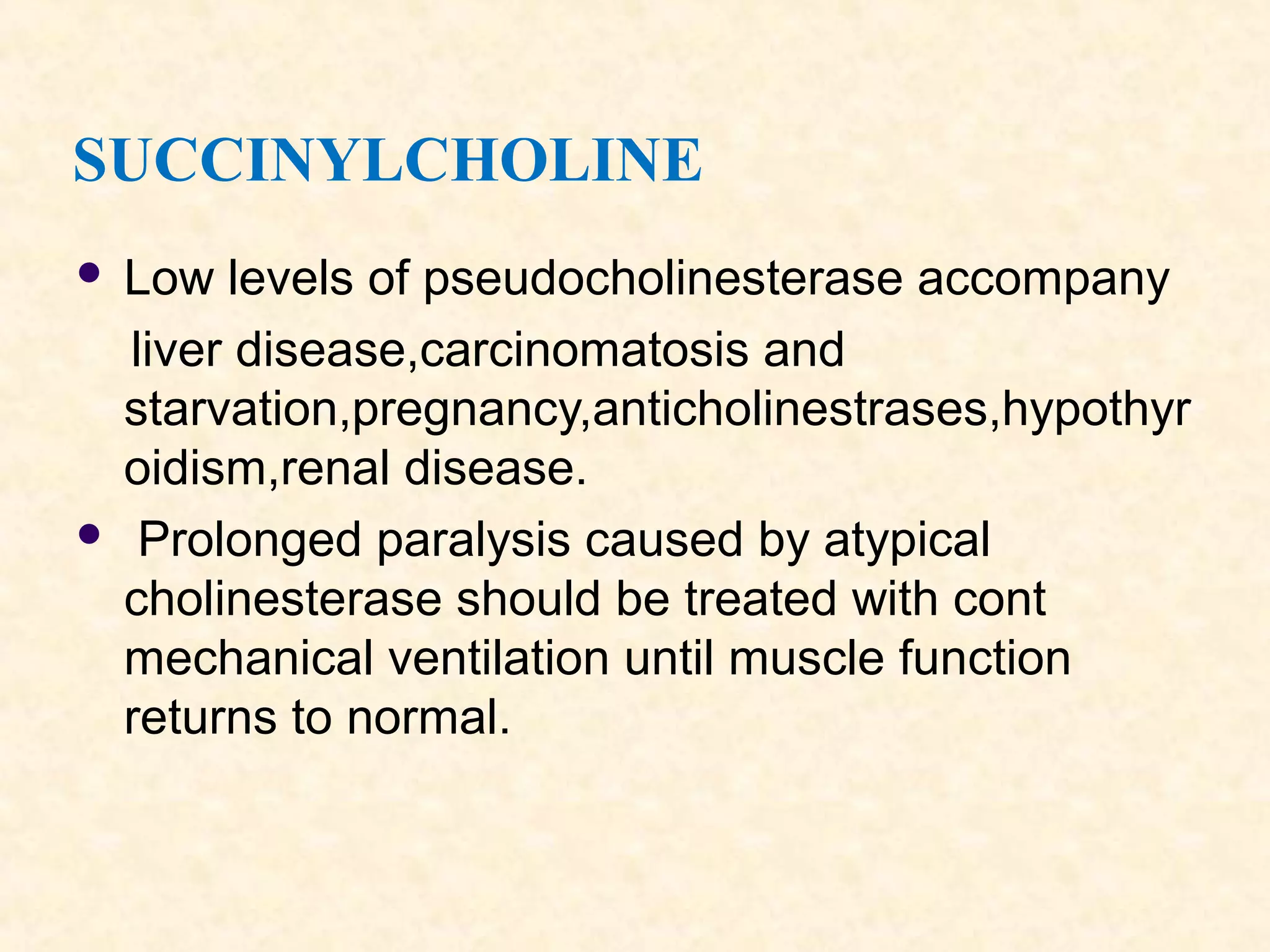 Iv muscle relaxants | PPT