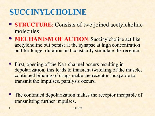 Iv muscle relaxants | PPT