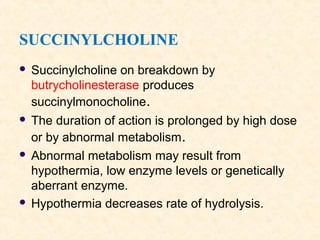 Iv muscle relaxants | PPT