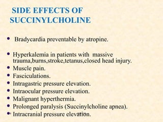 Iv muscle relaxants | PPT