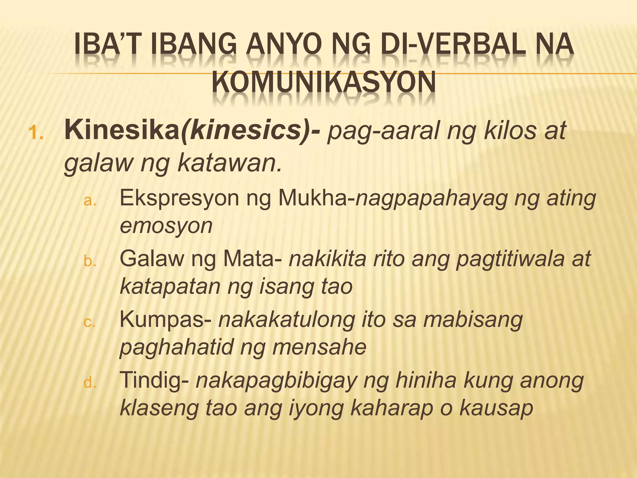 Uri ng Komunikasyon | PPTX