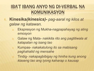 Uri ng Komunikasyon | PPTX