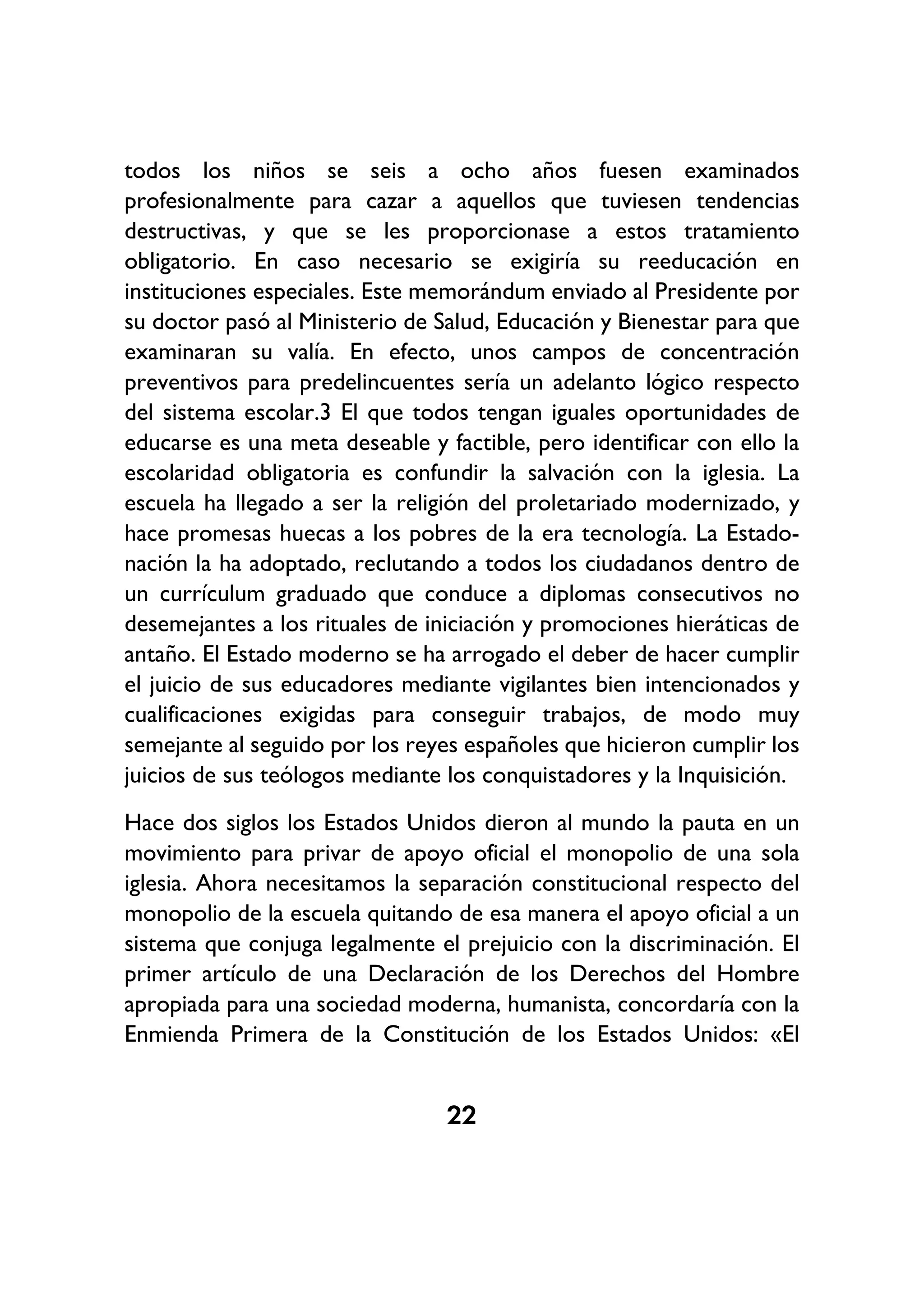 La Sociedad Desescolarizada - Iván Illich | PDF