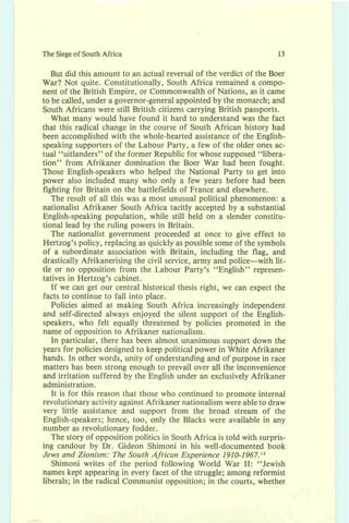 Ivor benson the siege of south africa - journal of historical review ...