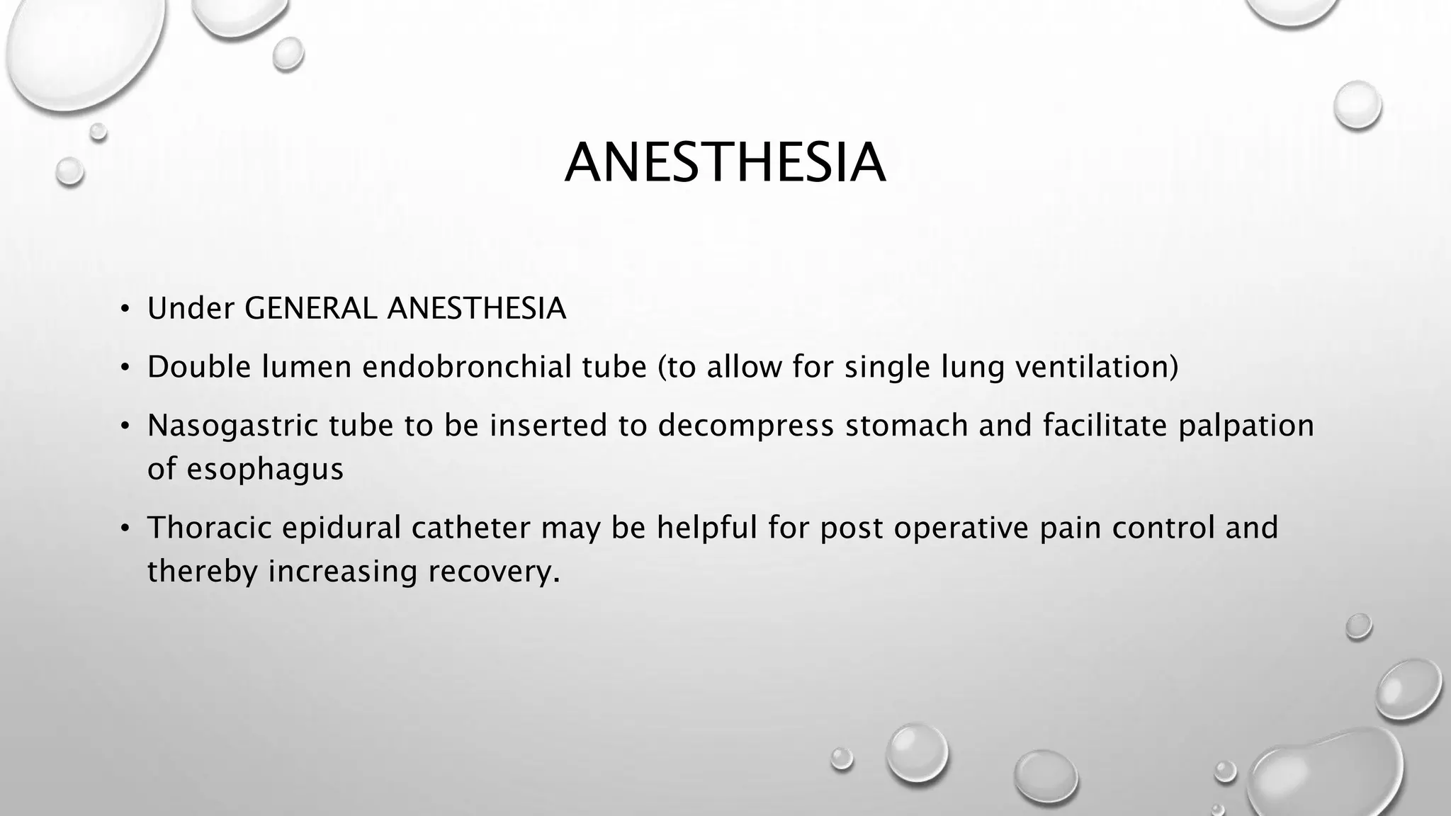 Ivor lewis esophagectomy | PPTX